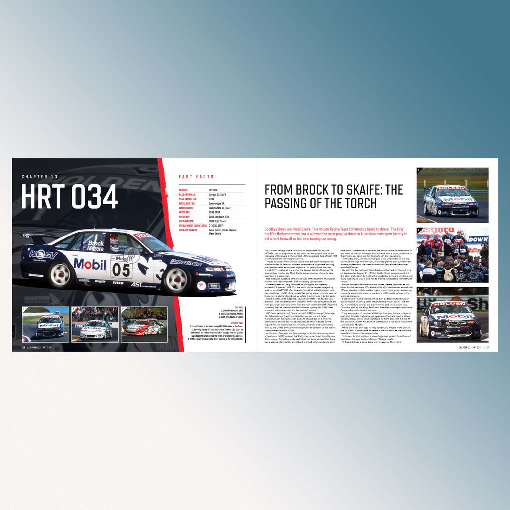 Holden Racing Team The Cars 1989-2016 Second Edition Book – V8 Sleuth ...